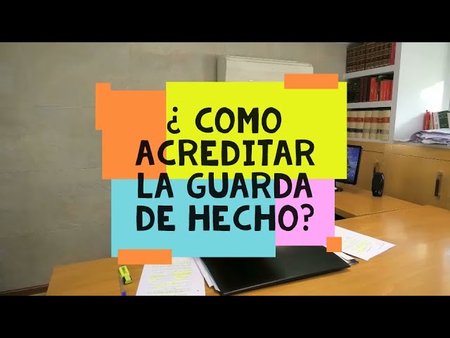 ¿Qué es un guardador de hecho y cómo funciona?
